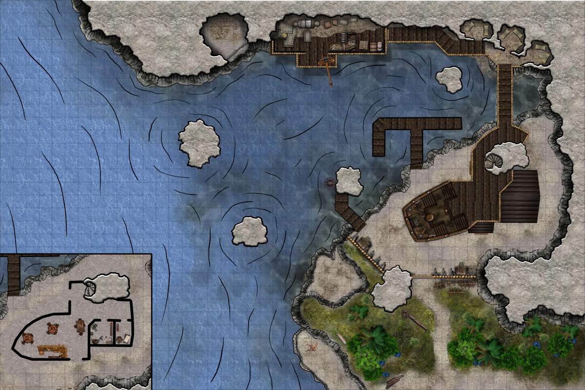 Free Map Vlog #1 – Hajaka Base – The Dungeon Geek