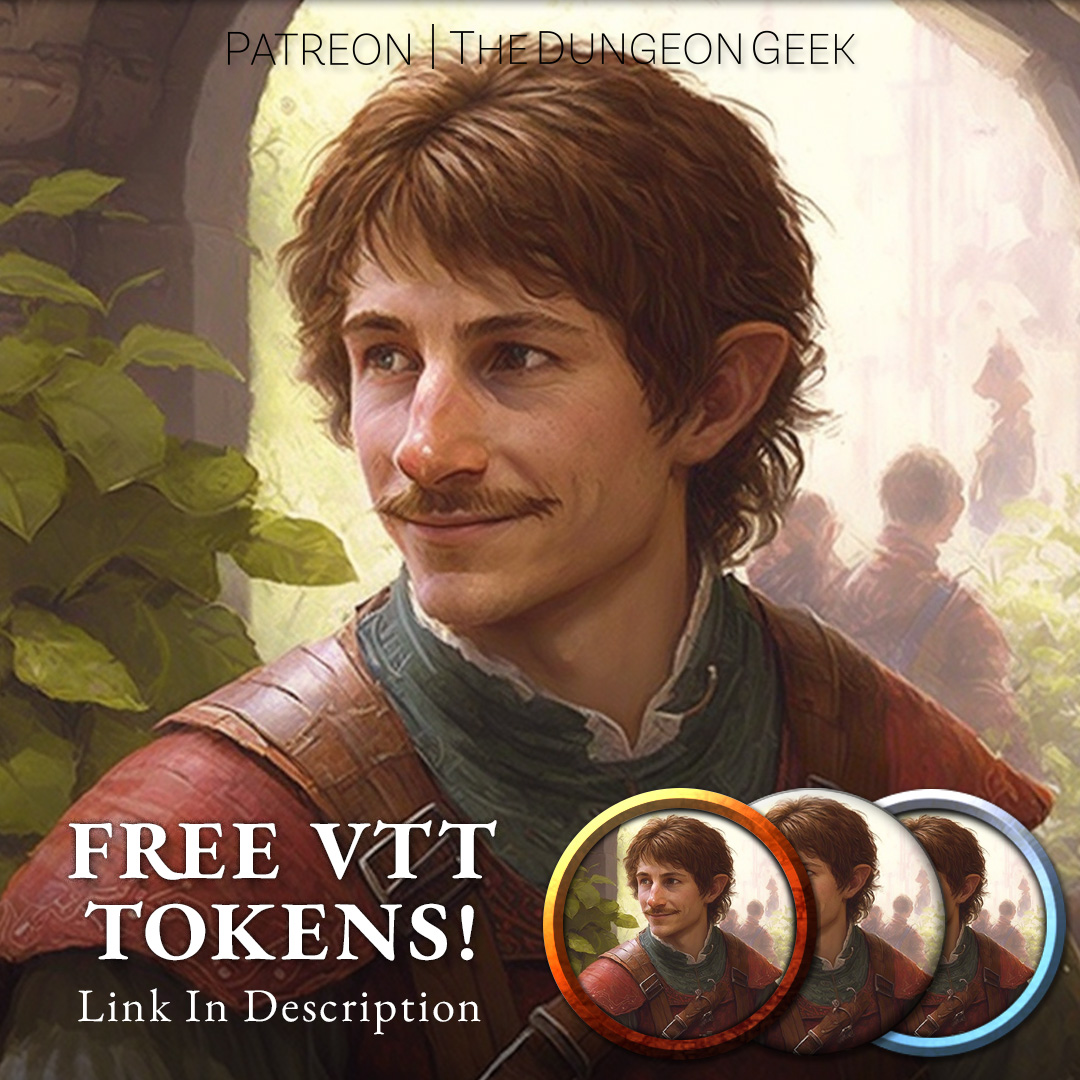 POP:D&D – Halfling Jeff Foxworthy – VTT Character Tokens – The Dungeon Geek