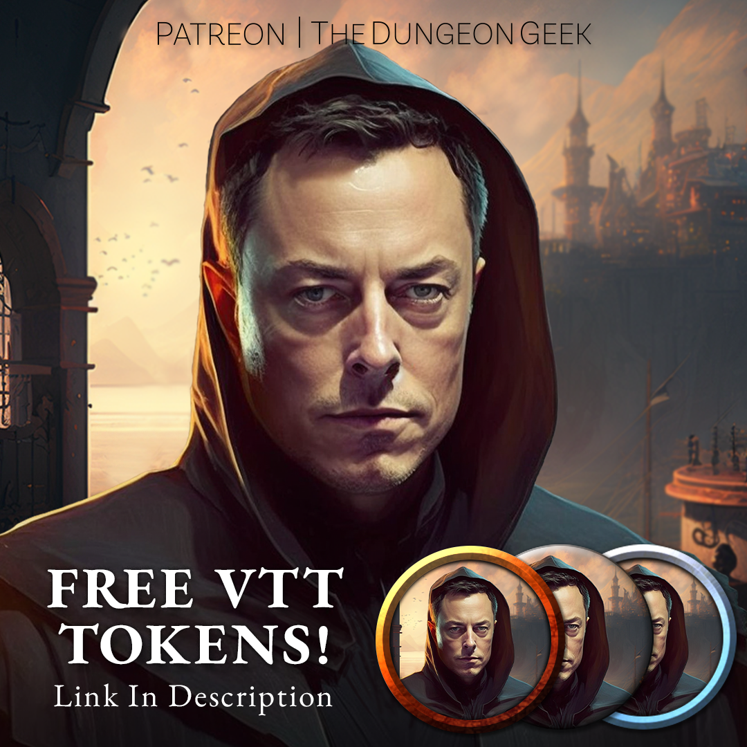 POP:D&D – Lord Elon Musk – VTT Character Token – The Dungeon Geek