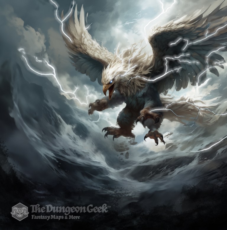D&D 5e Creature Feature – Cyclone Griffon (CR 3) – #Creatuanary2024 ...